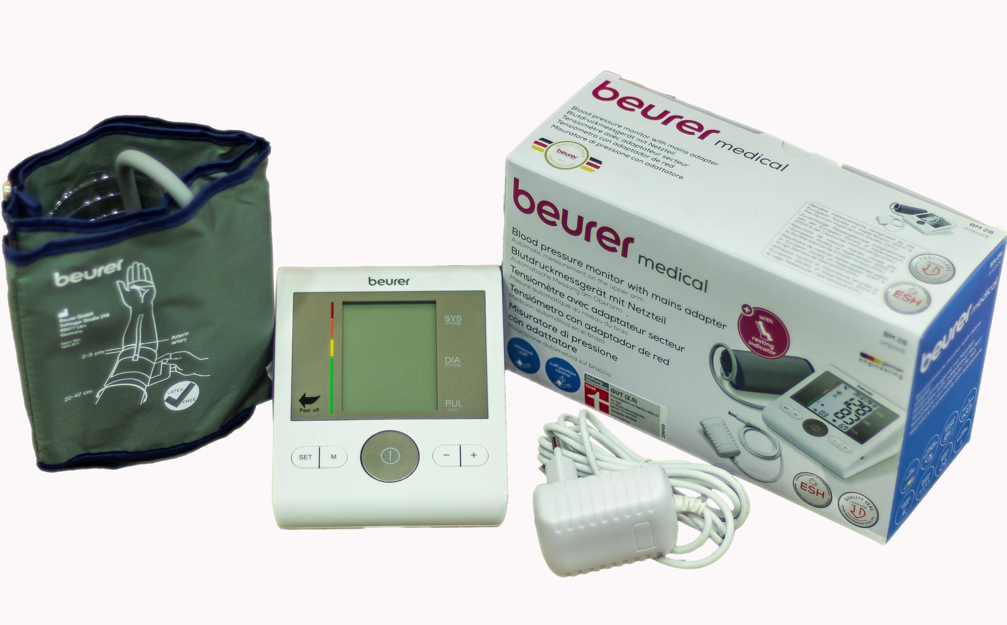 Beurer BM28 Upper Arm Blood Pressure Monitor with Patented Resting Ind ...