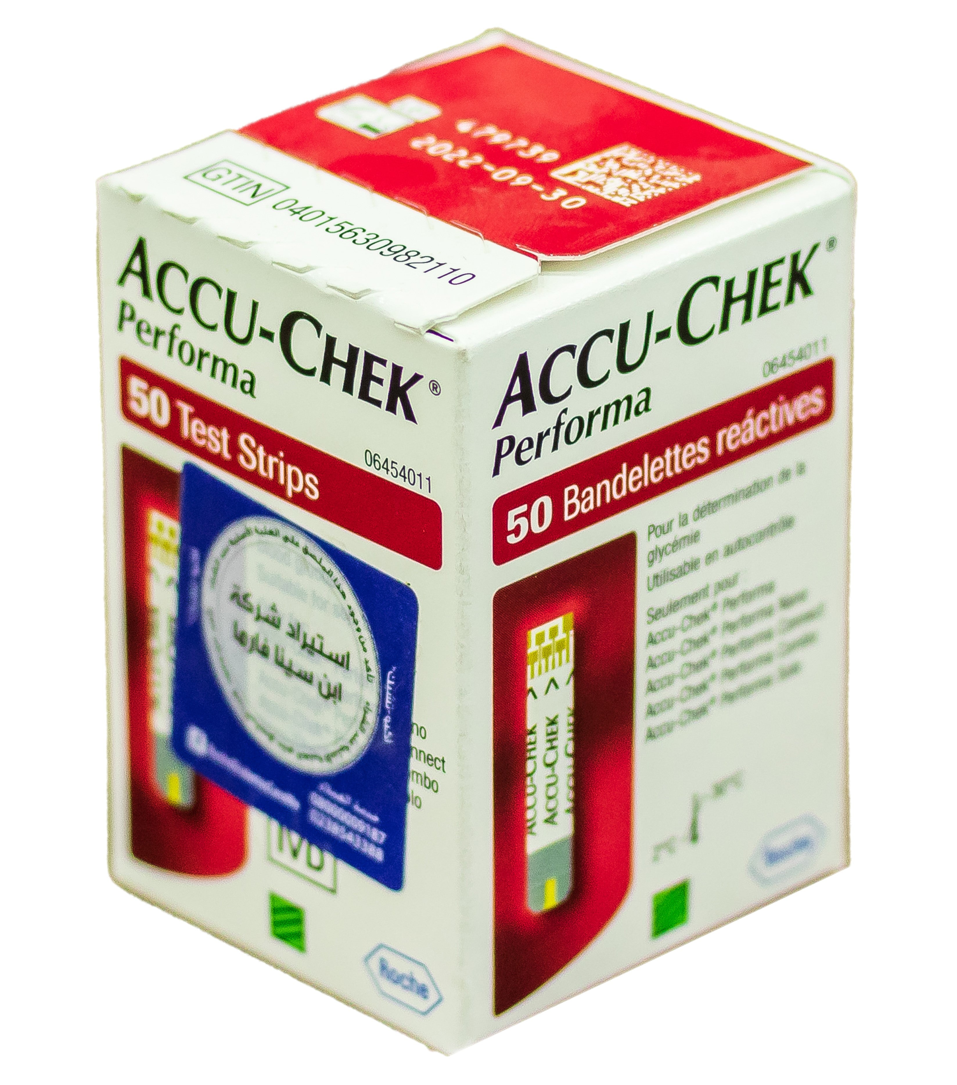 Accu-Chek Performa strips blood suger 50 Test Strips – elkholoodmedical