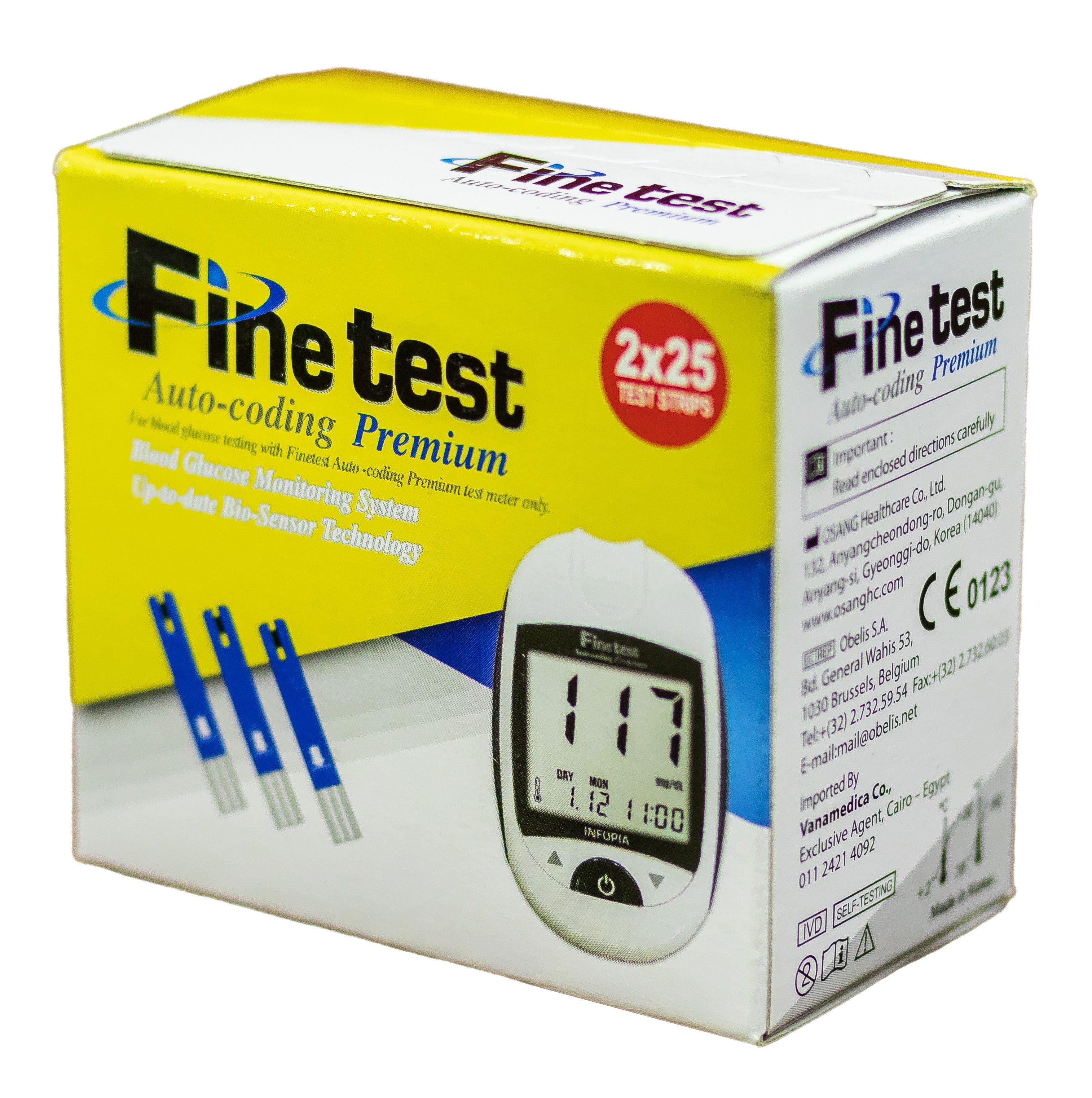 Fine Test Glucometer 25 Strip price in Bangladesh - Safestallbd