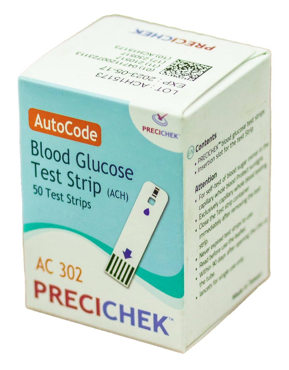 Preci-check Strips Blood Sugar Test 50 test strips – elkholoodmedical